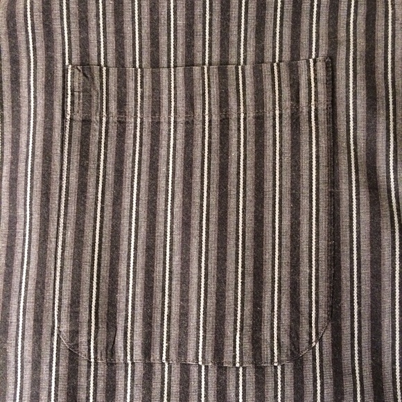 Calvin Klein | Shirts | Calvin Klein Mens L Grey Striped Dress Shirt 16 ...